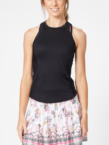 Lucky in Love Women's One Love Rib Tank - Black | Total Pickleball ...