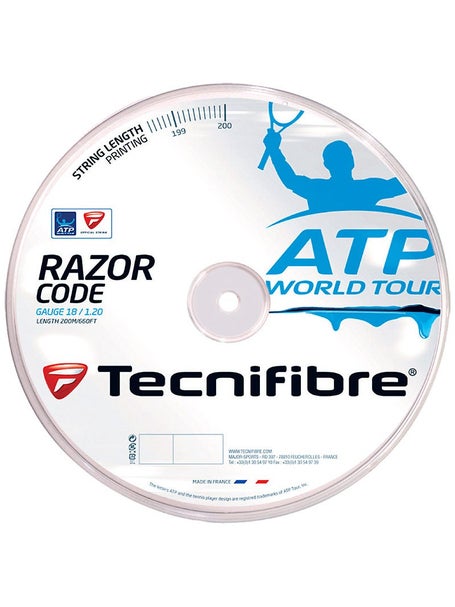Tecnifibre Razor Code 18/1.20 String Blue Reel - 200m | Total ...