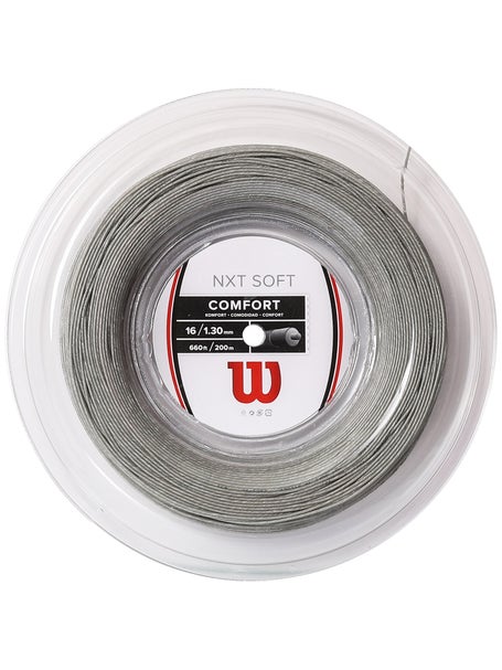 Wilson NXT Soft 16/1.30 String Reel Silver - 200m | Total Pickleball Australia