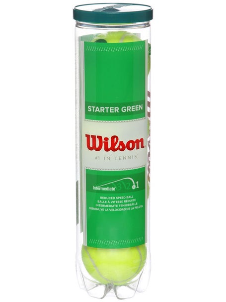 Wilson Starter Green 4 Ball Can | Total Pickleball Australia